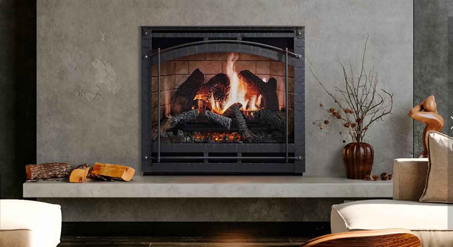 Inception Traditional Electric Fireplace | Fireplaces Unlimited